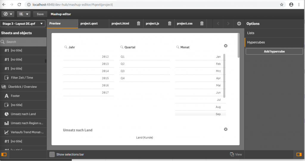Objekte über den Dev-Hub hinzufügen – qlik.binom.net