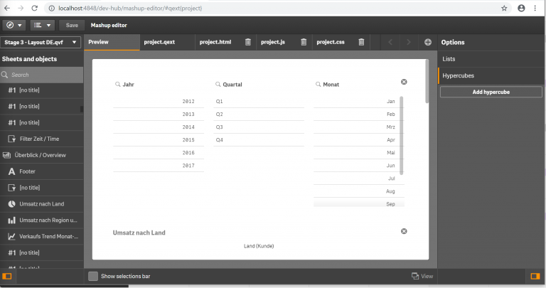 Objekte über den Dev-Hub hinzufügen – qlik.binom.net